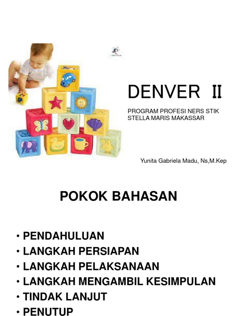 Denver-Ii 2 | PDF | Karier & Perkembangan | Kesehatan Holistik