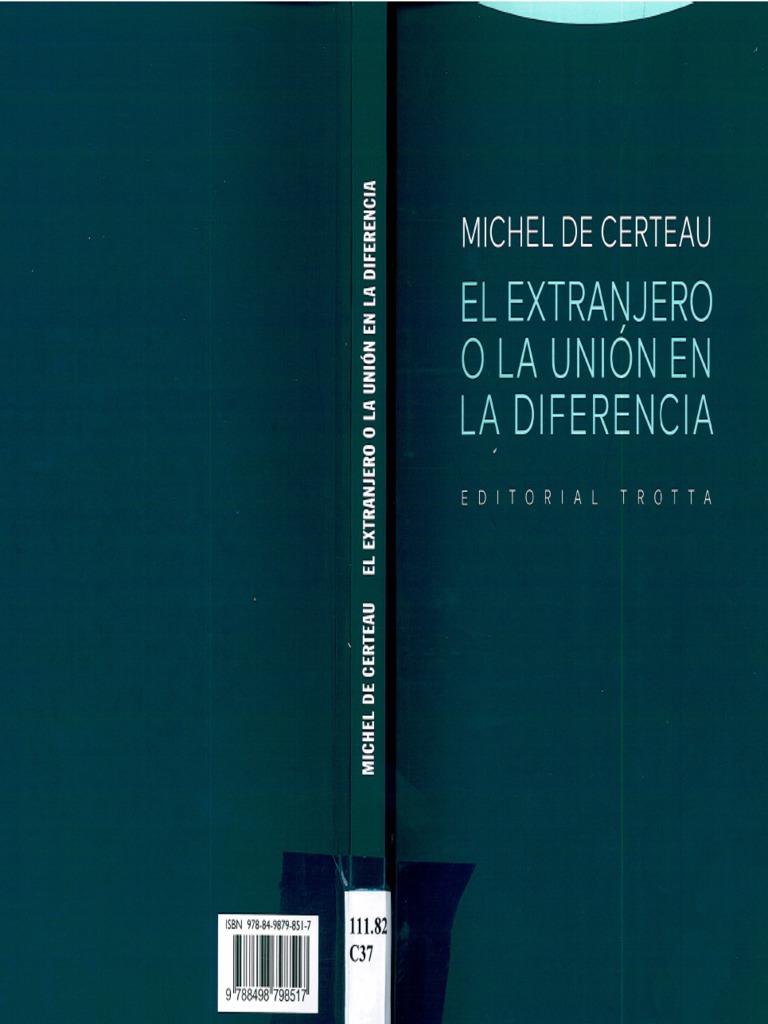 El Extranjero o La Union en La Diferencia | PDF