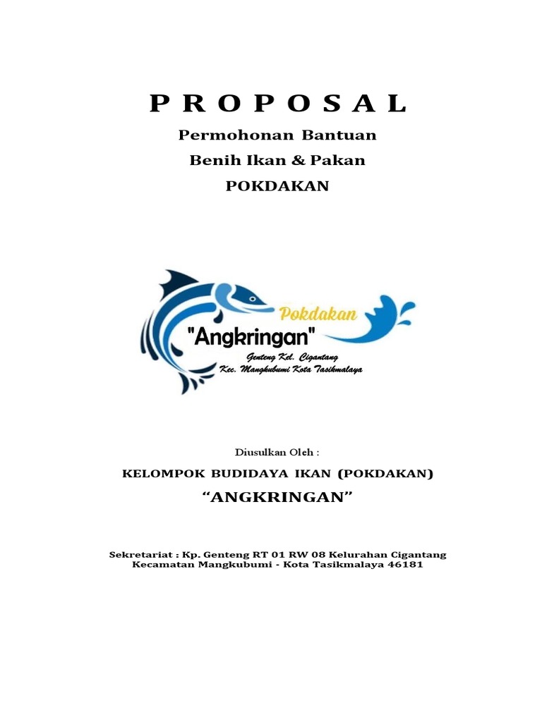Proposal Ikan | PDF