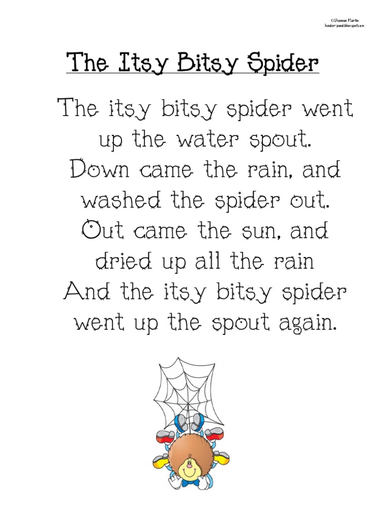 Itsy Bitsy Spider