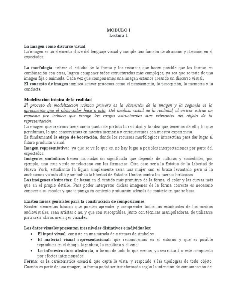 Resumen Morfologia | PDF | Percepción | Color