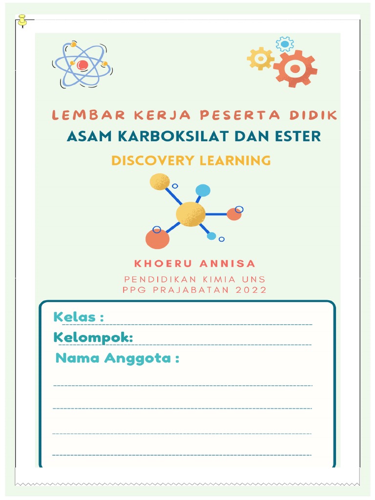 LKPD XII MIPA-4 Asam Karboksilat Dan Ester | PDF