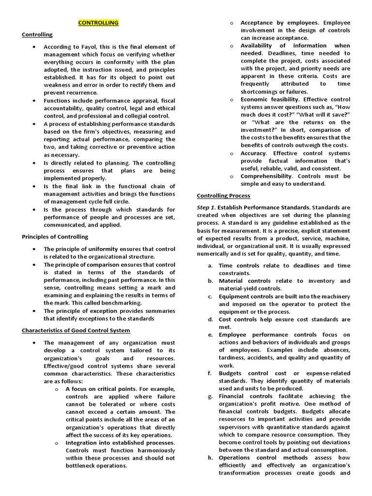 NLM - Controlling | PDF | Performance Appraisal | Nursing