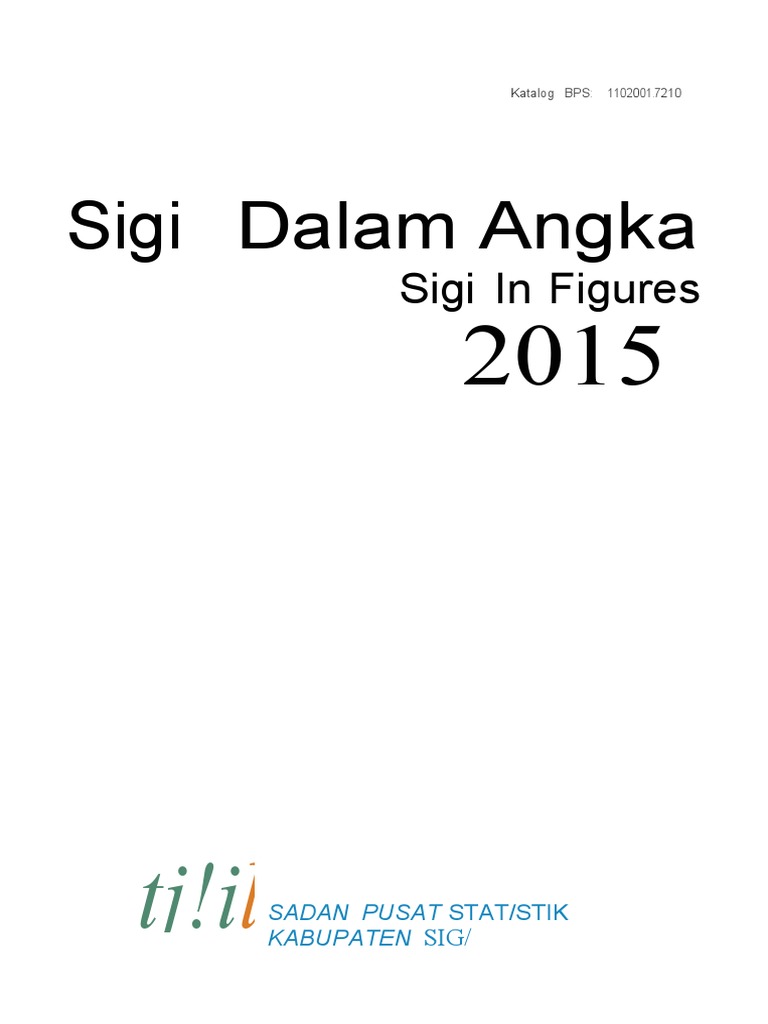 Sigi Dalam Angka 2015 | PDF
