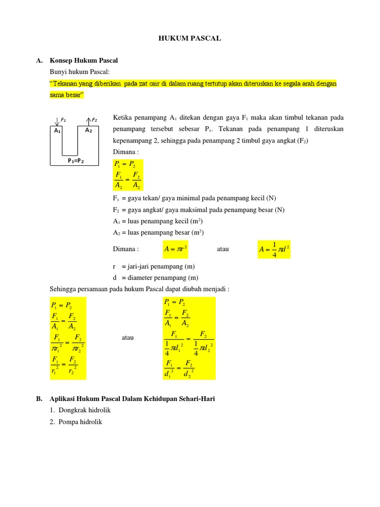 Modul Hukum Pascal | PDF
