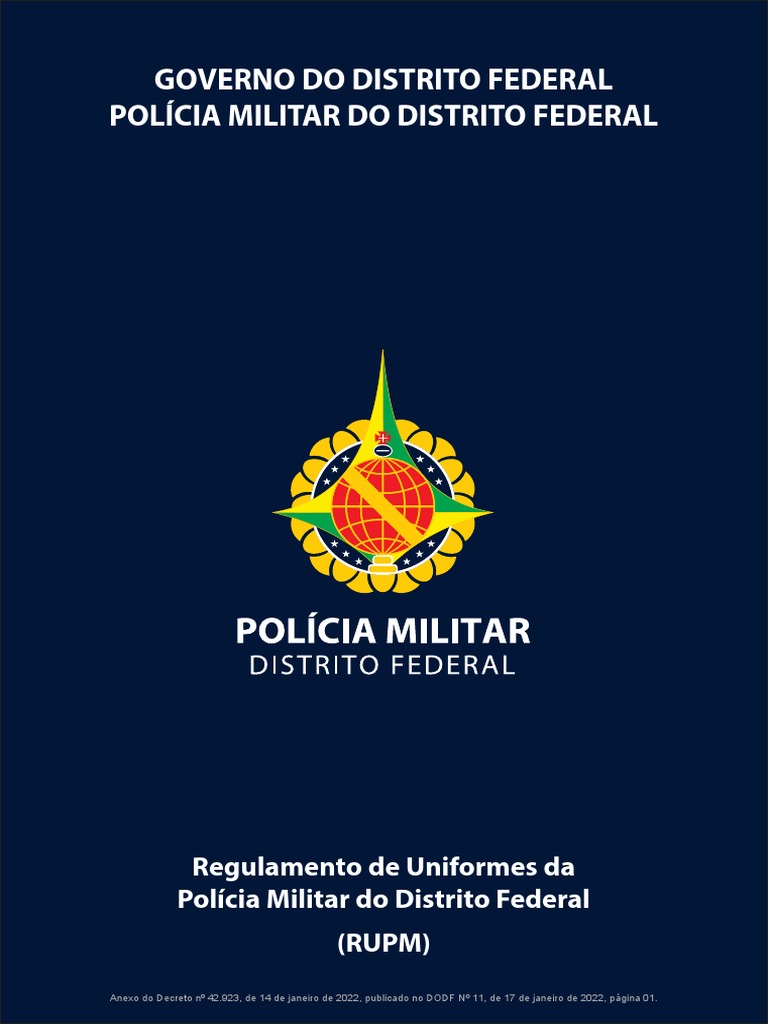 Regulamento de Uniformes Da PMDF | PDF | Sargento | Sapato