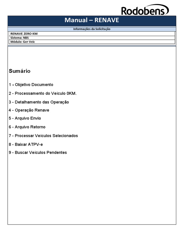 Manual de Renave PDF | PDF | Informática