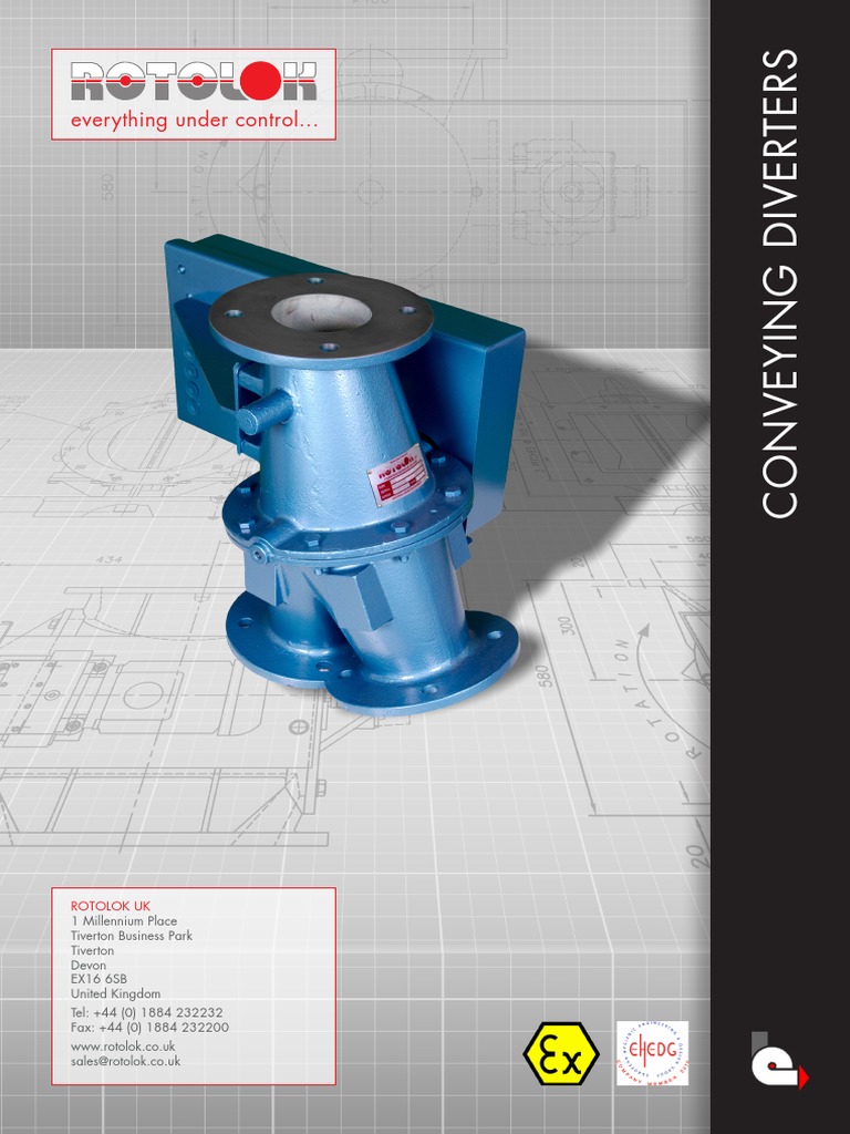 Rotolok Conveying Diverter UK v7.1 | Descargar gratis PDF | Valve | Tools