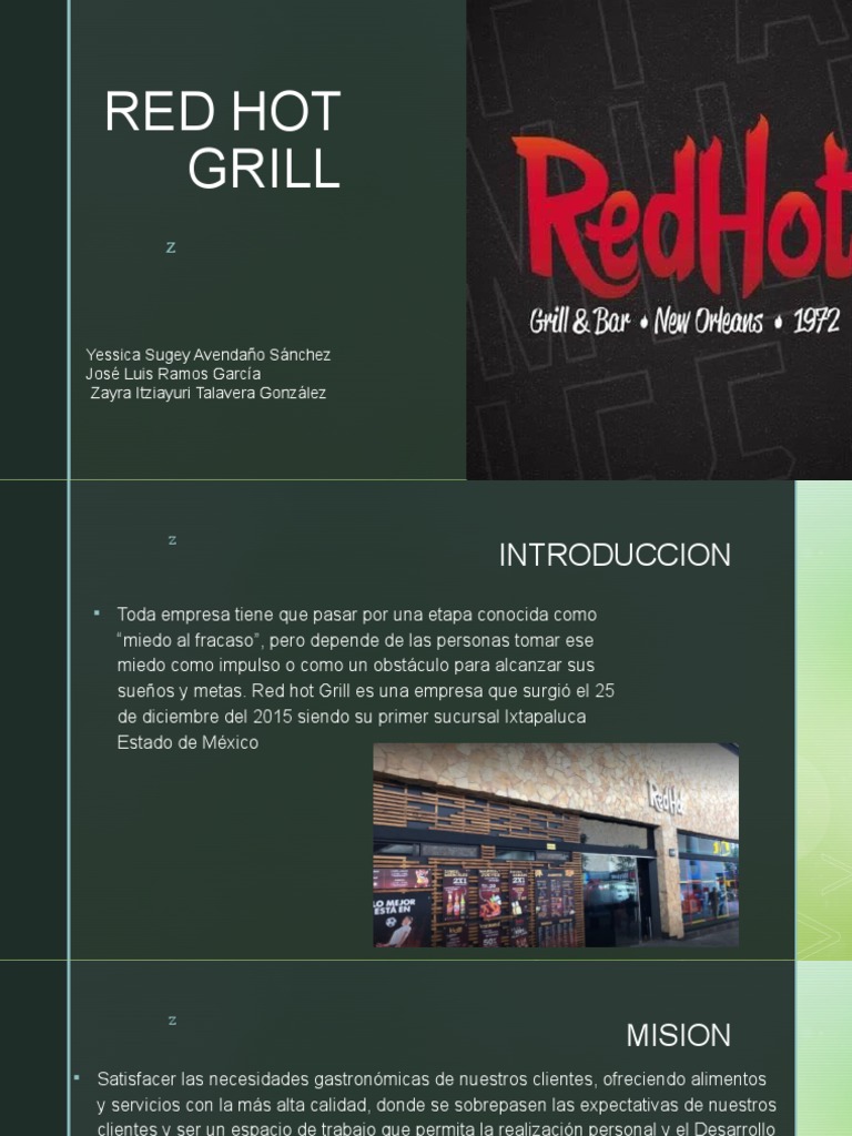 Red Hot Grill | PDF