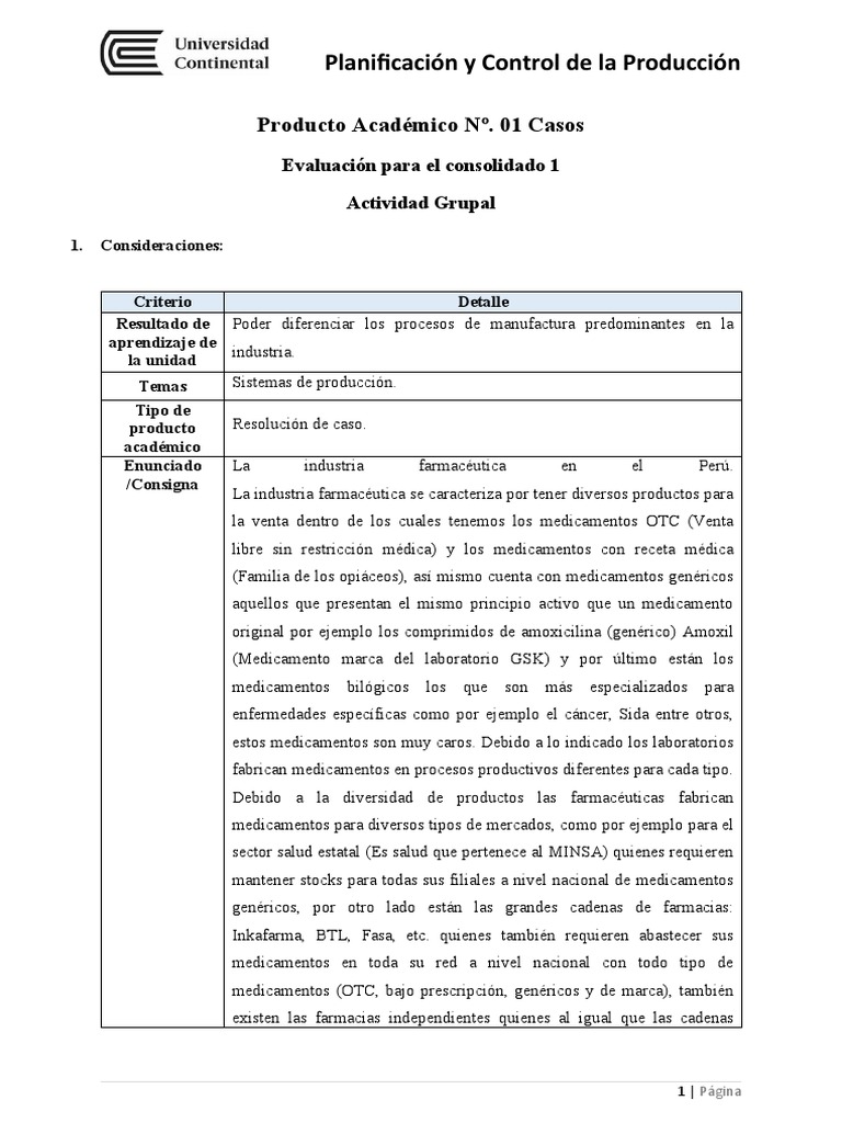 C1 - S2 - Rubrica Evaluacion | PDF | Medicamentos con receta | Farmacia