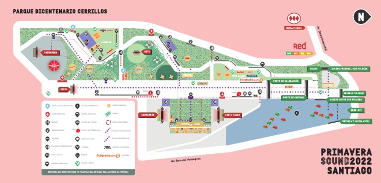 Mapa Primavera Sound | PDF