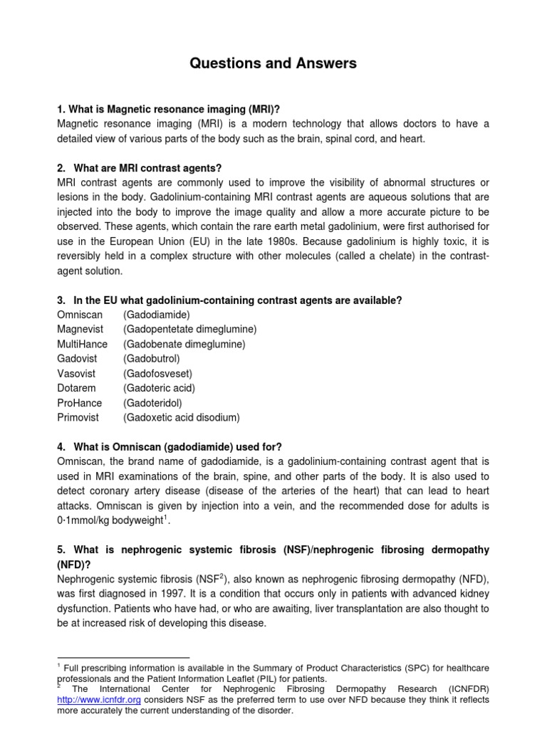 Questions and Answers | PDF | Medical Specialties | Clinical Medicine