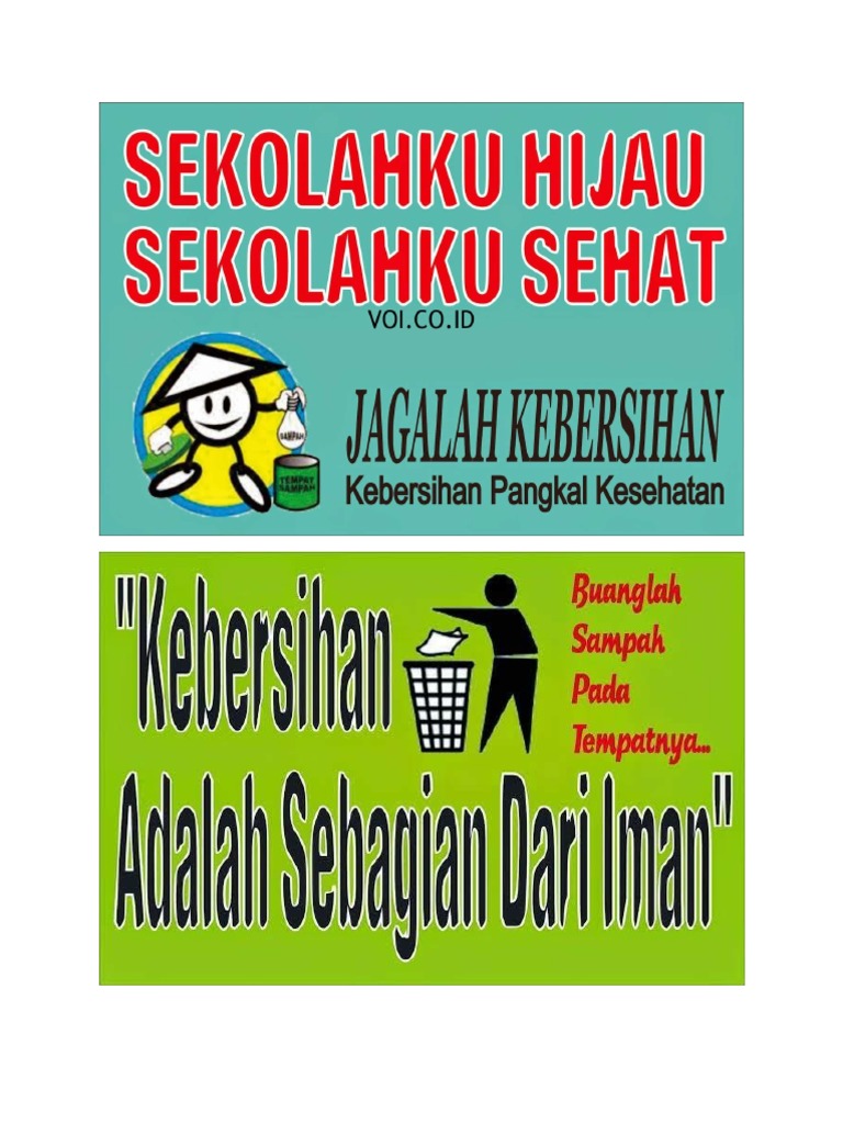 Slogan Kesehatan Dan Pendidikan | PDF