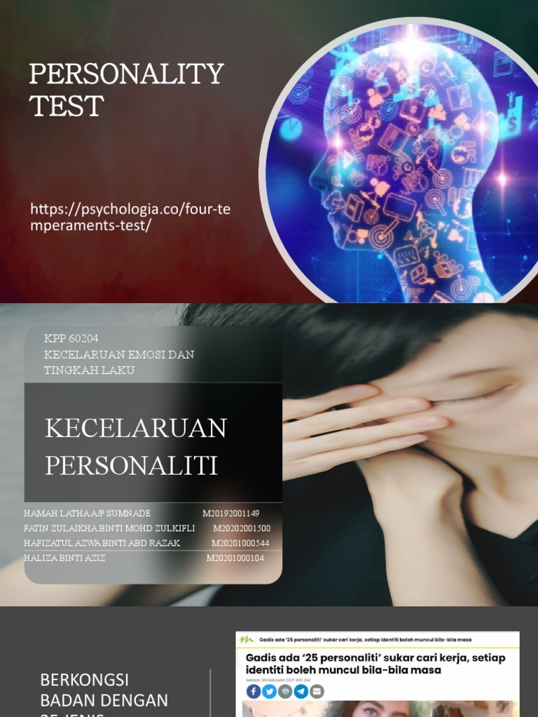 Kecelaruan Personaliti: Jenis dan Ciri | PDF
