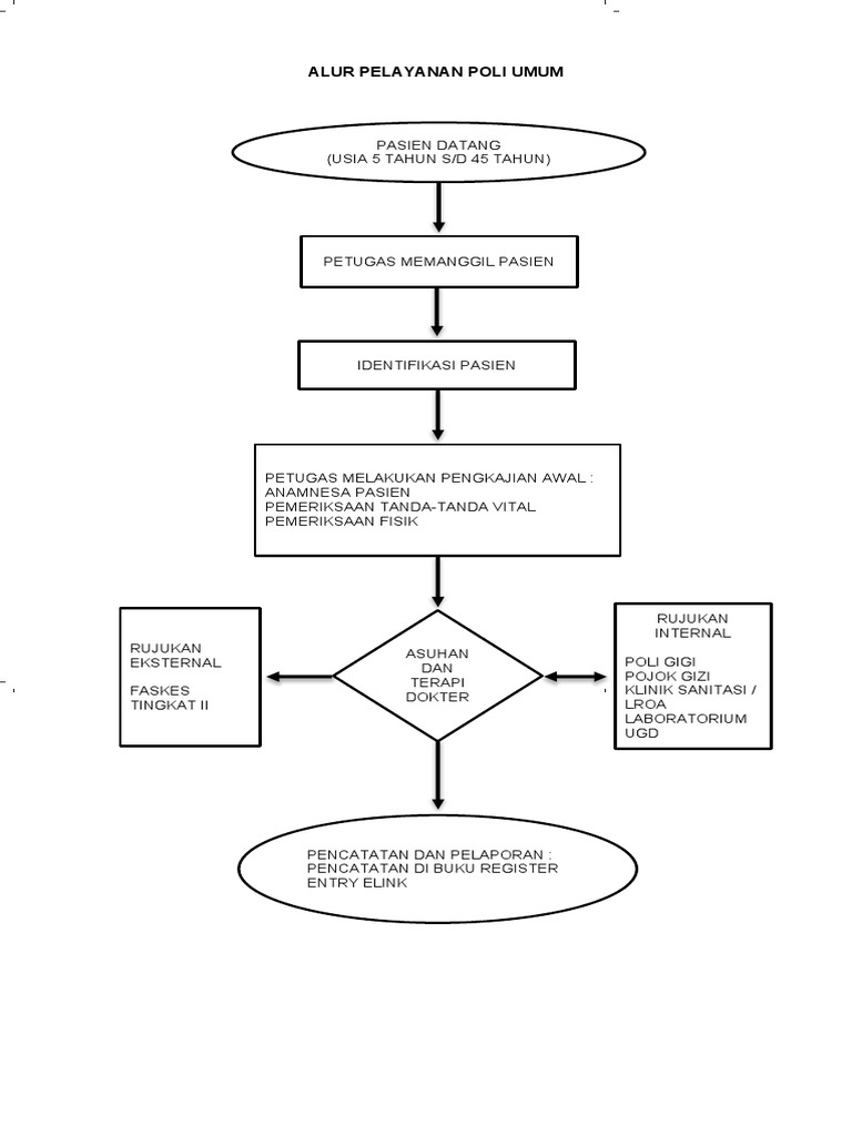 Alur Pelayanan Kesehatan Lengkap | PDF
