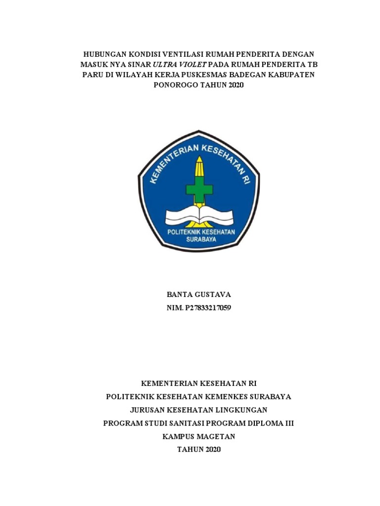 KTI BANTA GUSTAVA 1 File | PDF | Pengembangan Diri | Kesehatan Holistik