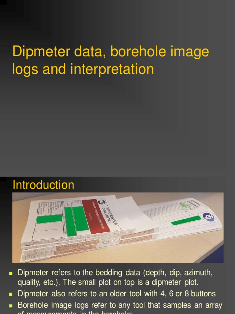 Borehole Image Log Interpretation Guide | PDF