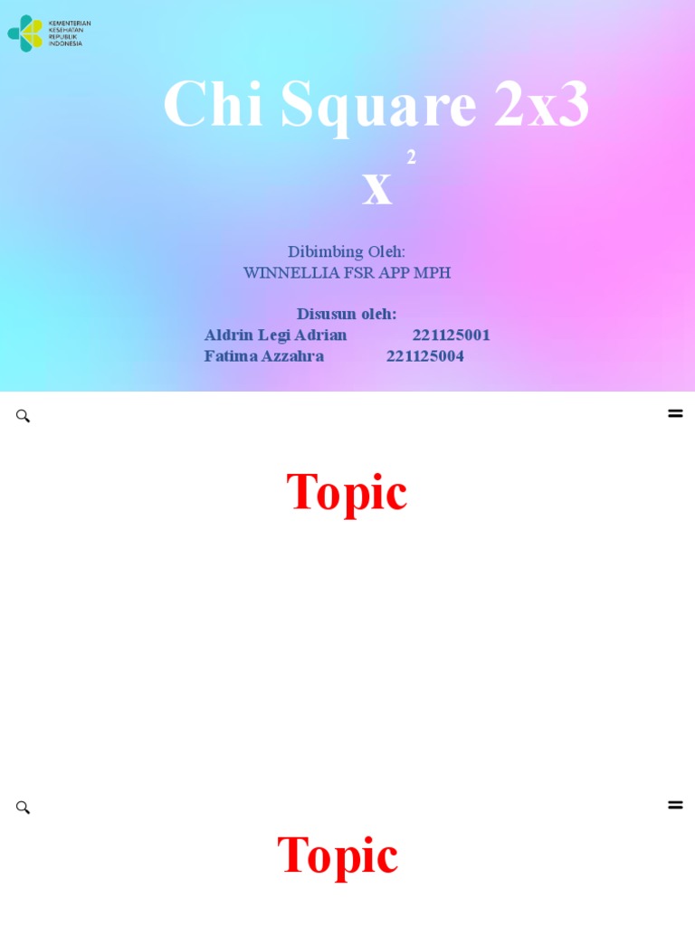 Chi Square 2X3 | PDF