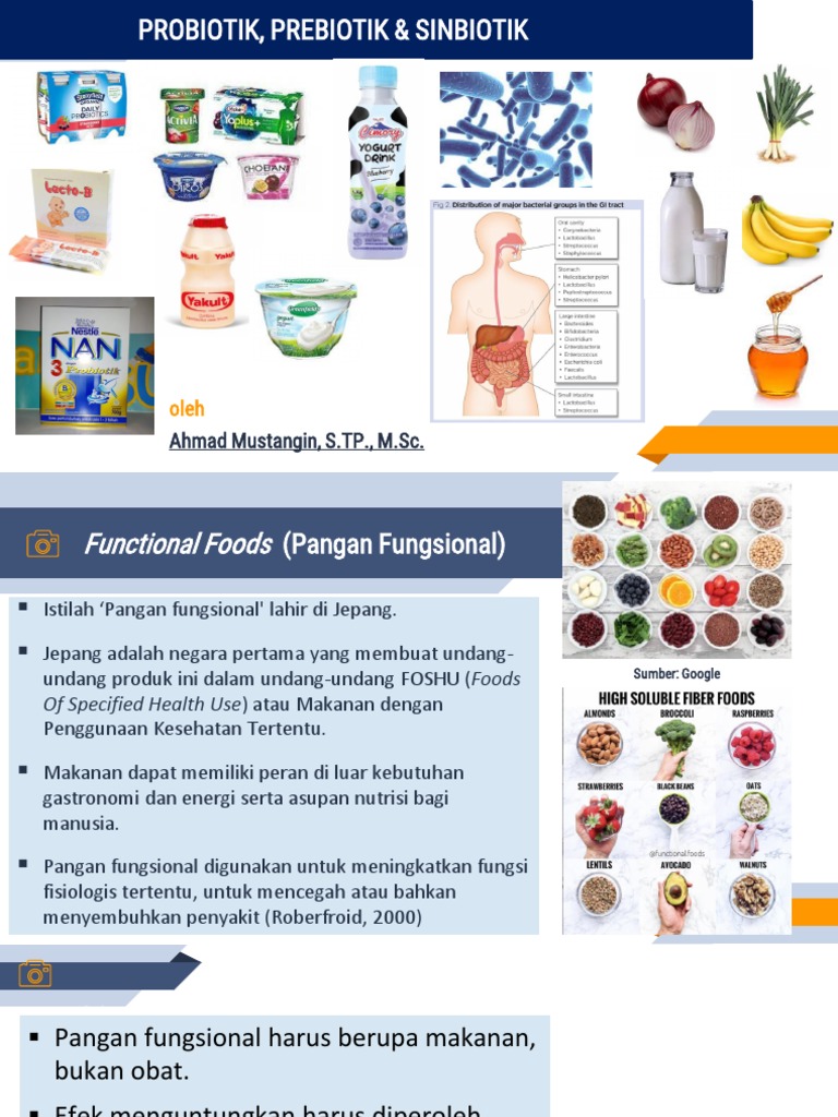 Probiotik, Prebiotik, dan Sinbiotik | PDF