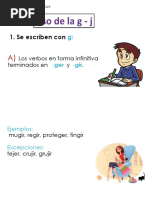 Verbos Terminados en - Ger, - Gir Castellano | PDF