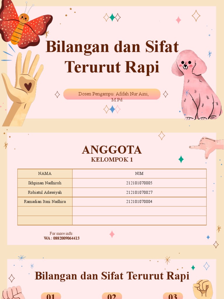 Bilangan Dan Sifat Terurut Rapi | PDF