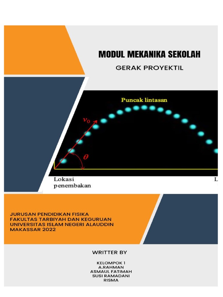 Kinematika Gerak Proyektil Parabola | PDF