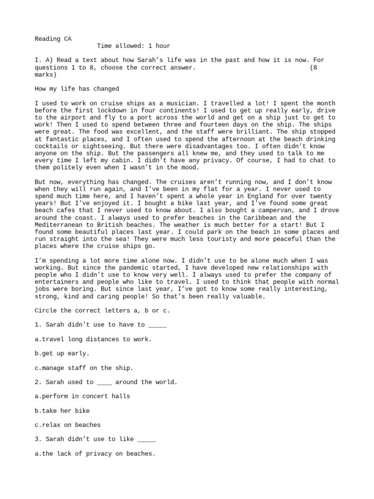 Reading Age 10 Plus | PDF | Verb | Linguistics