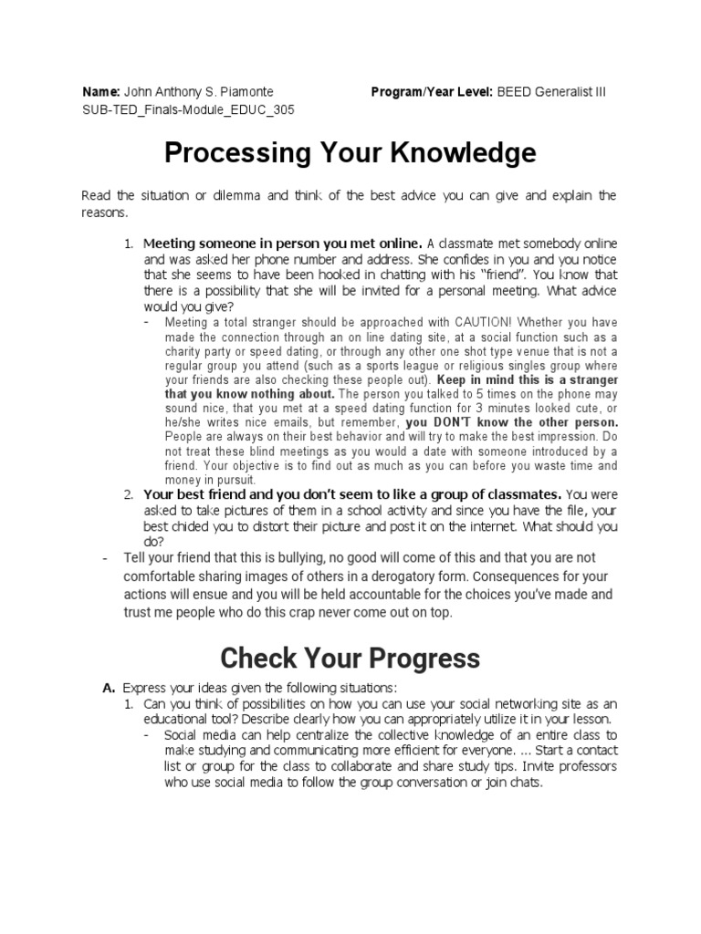 Finals Module Educ 305 | PDF | Educational Technology | Lesson Plan Finals Module Educ 305 | PDF | Educational Technology | Lesson Plan