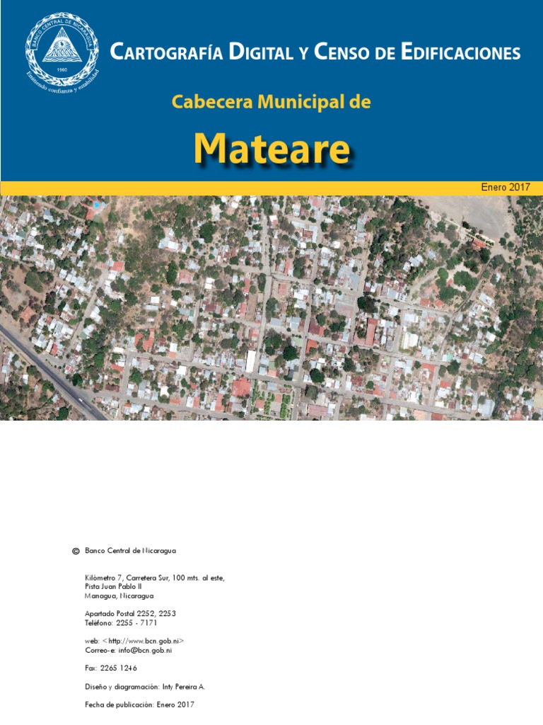 Mateare Banco Central | PDF | Sistema de información geográfica | Economias