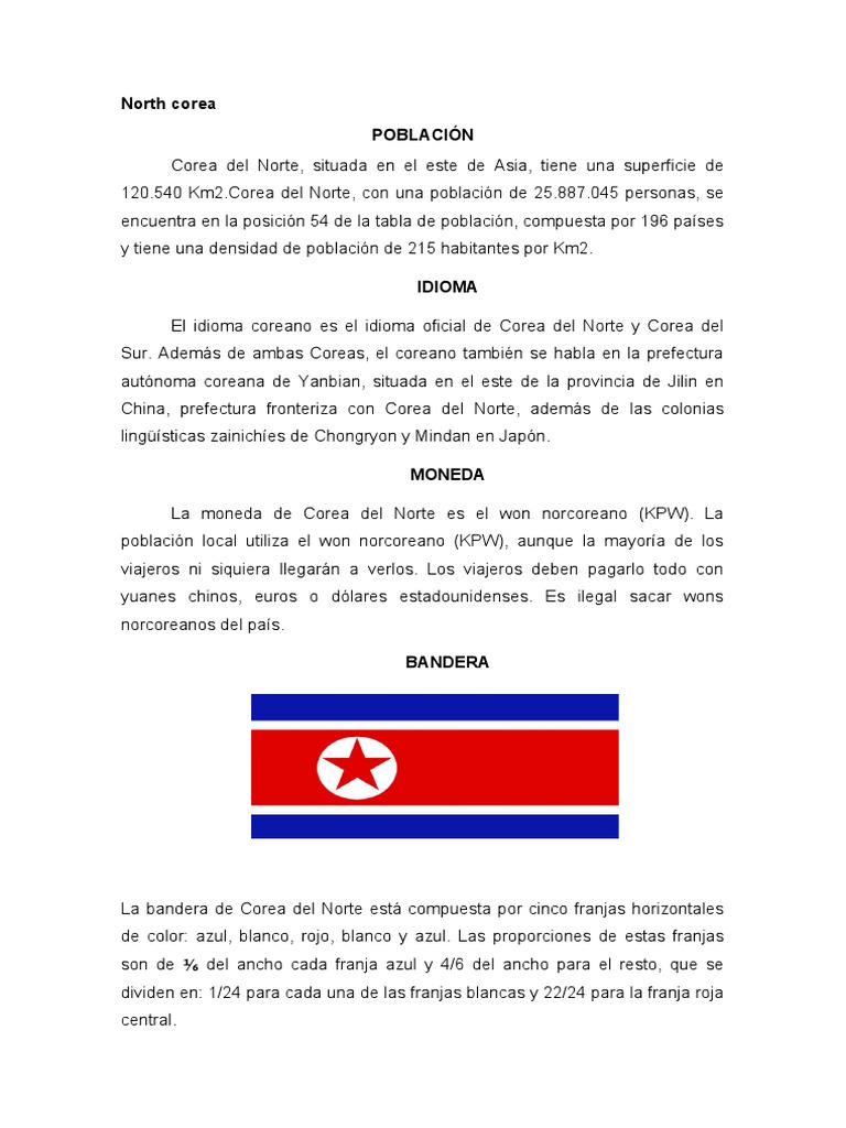 North Corea | PDF | Alimentos