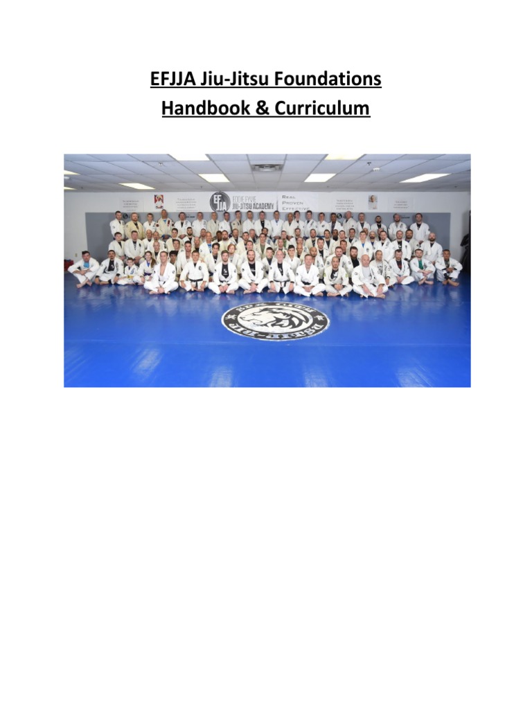 Jiu-Jitsu Foundations Handbook | PDF