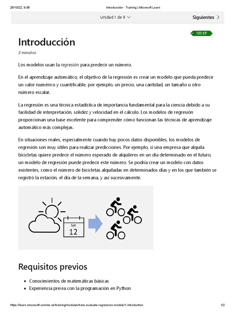1 Introducción - Training - Microsoft Learn | PDF 1 Introducción - Training - Microsoft Learn | PDF