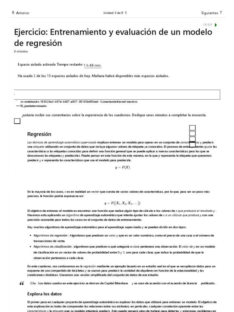3 Alt Ejercicio - Entrenamiento y Evaluación de Un Modelo de Regresión ...