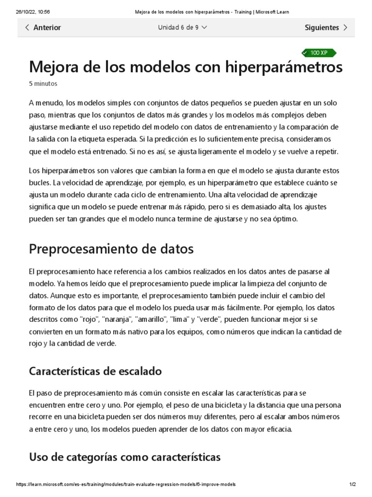 6 Mejora de Los Modelos Con Hiperparámetros - Training - Microsoft ... 6 Mejora de Los Modelos Con Hiperparámetros - Training - Microsoft ...