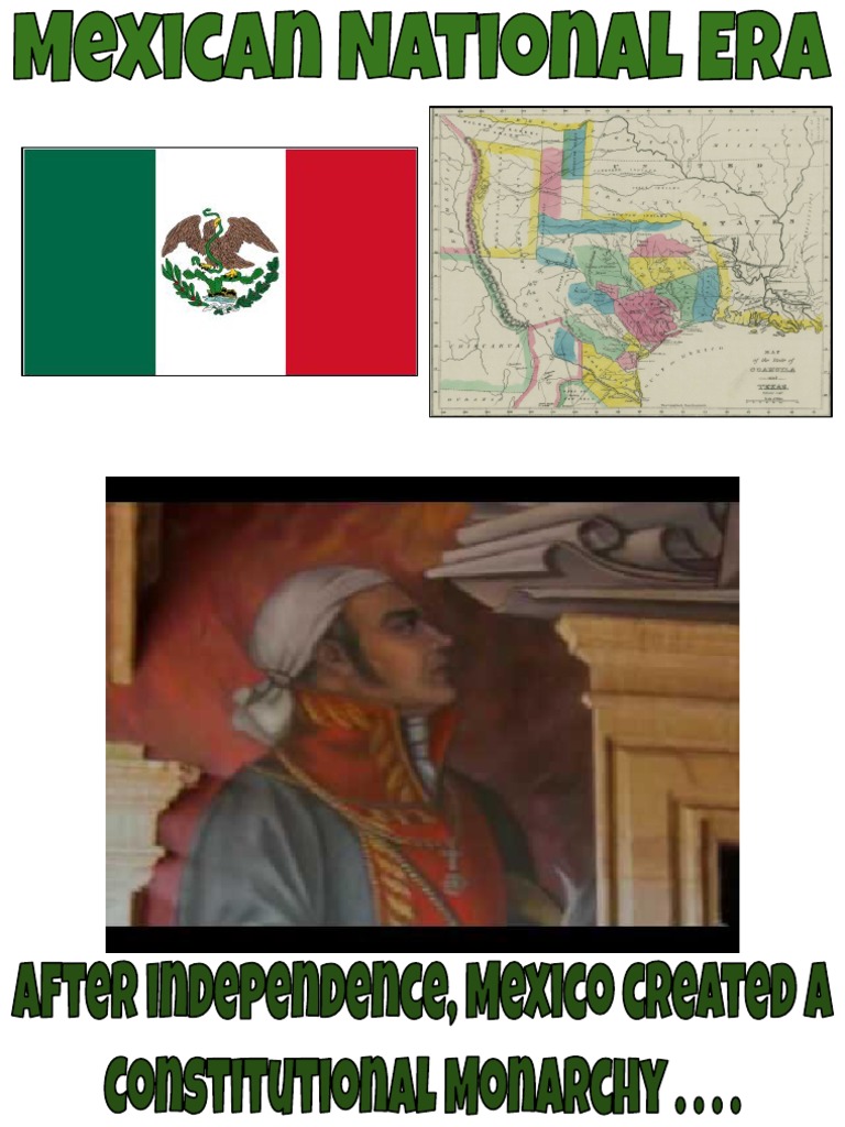Original Mexican National Era Presentation | PDF | Texas | Colonial ...