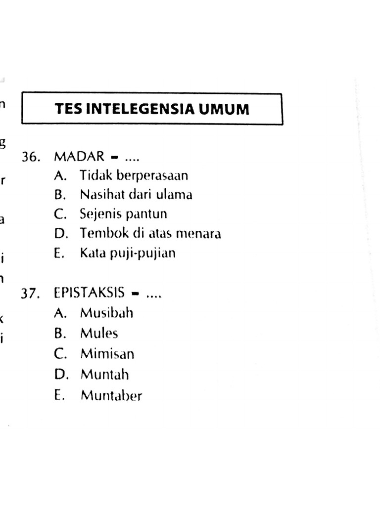 Try Out Khusus Tiu CPNS | PDF