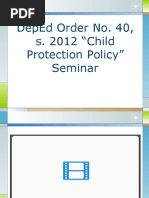 DepEd Child Protection Policy Booklet | PDF | Child Protection ...