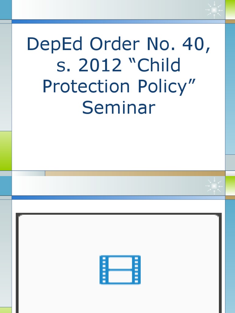 DEPED Child Protection Policy | PDF | Violence | Child Protection