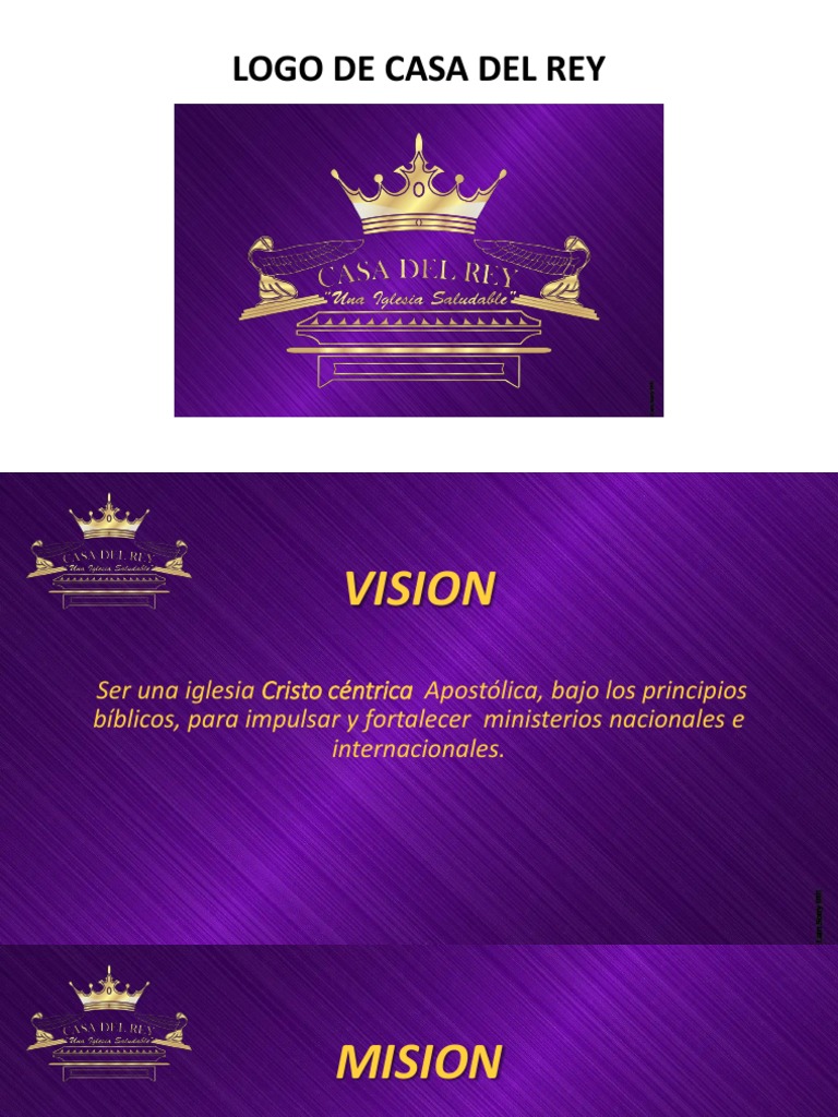Logotipo de la iglesia Casa del Rey | PDF