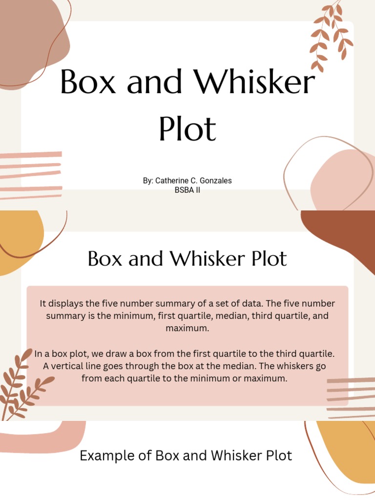 Box and Whisker Plot | PDF