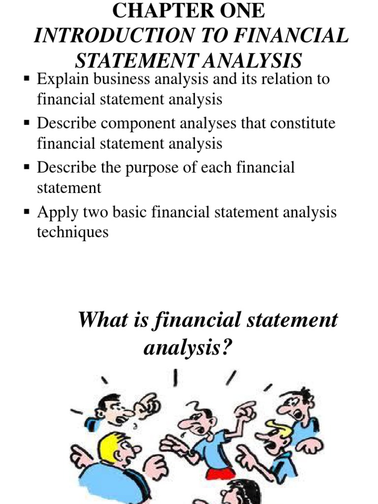 Chapter 1 - Introduction To Financial Statement Analysis - SV | PDF ...