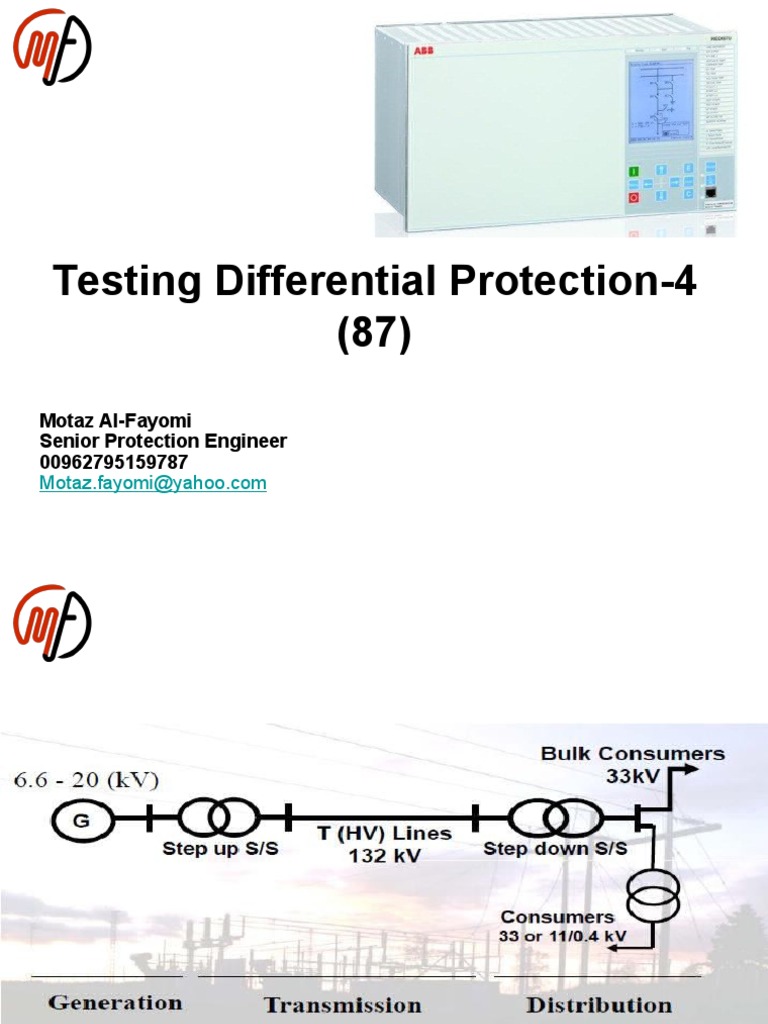 4-Testing Differential Protection | PDF | Computing | Computer Engineering