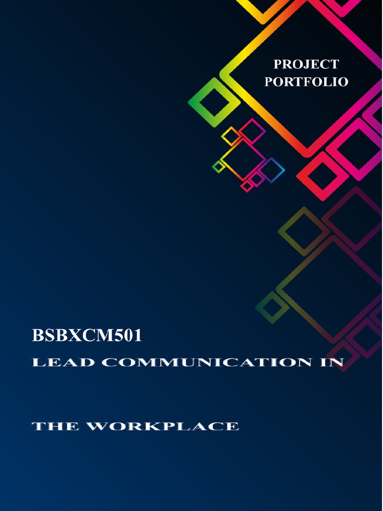 BSBXCM501 Project Portfolio - Docx - Nehachoudhary | PDF ...