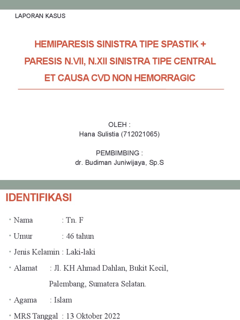CASE PPT Hemiparese | PDF