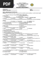 Ap7 Exam 4th QTR With Answer Key | PDF