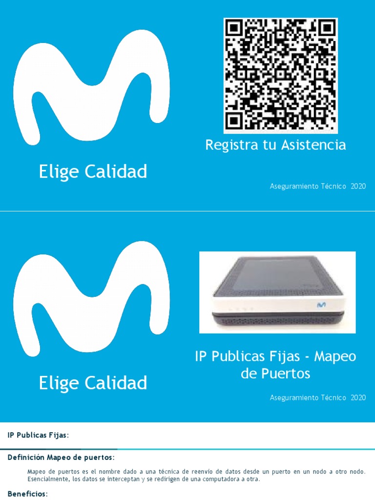 IP Fija - Mapeo de Puertos V2.0 | PDF | Dirección IP | Red privada virtual