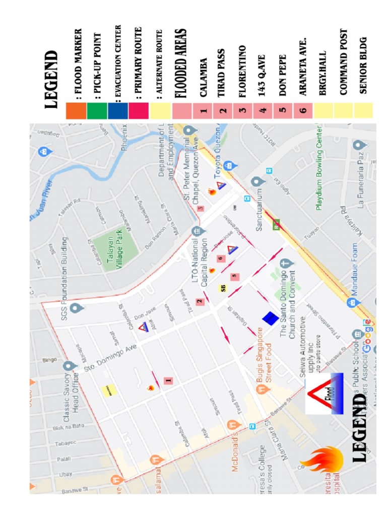 Sto. Domingo Hazard Map | PDF