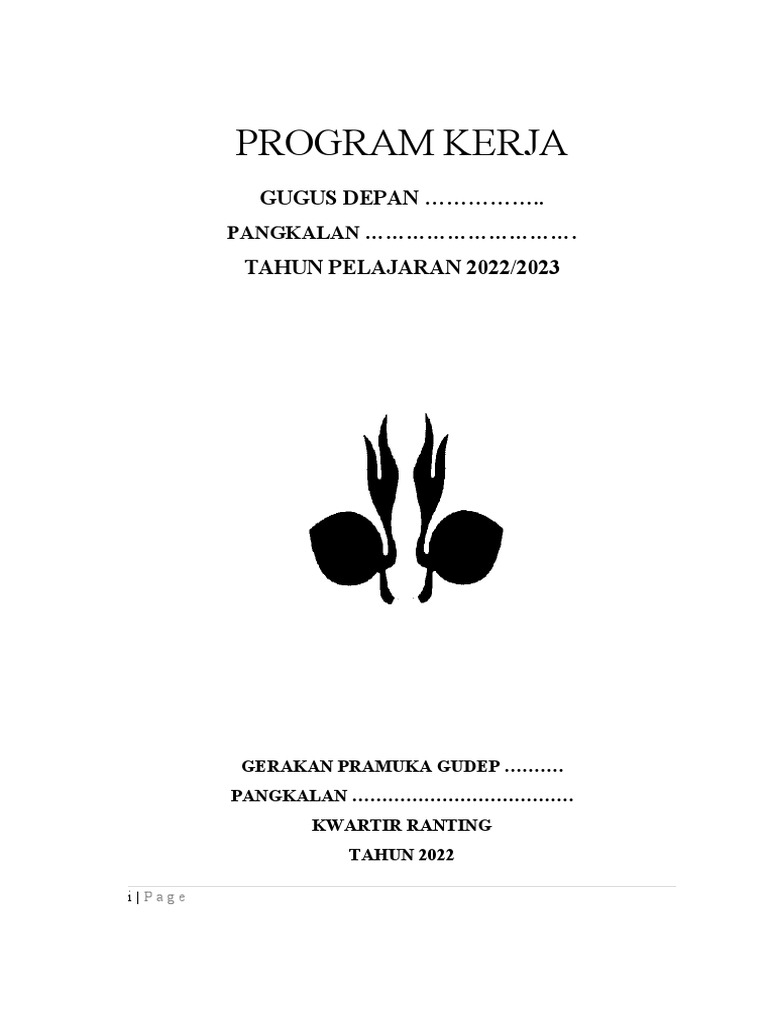 Contoh Program Gudep Penggalang | PDF