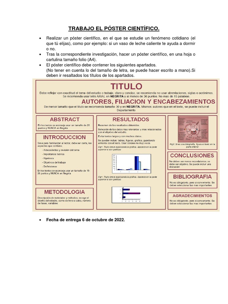 Cómo Hacer un Póster Científico | PDF