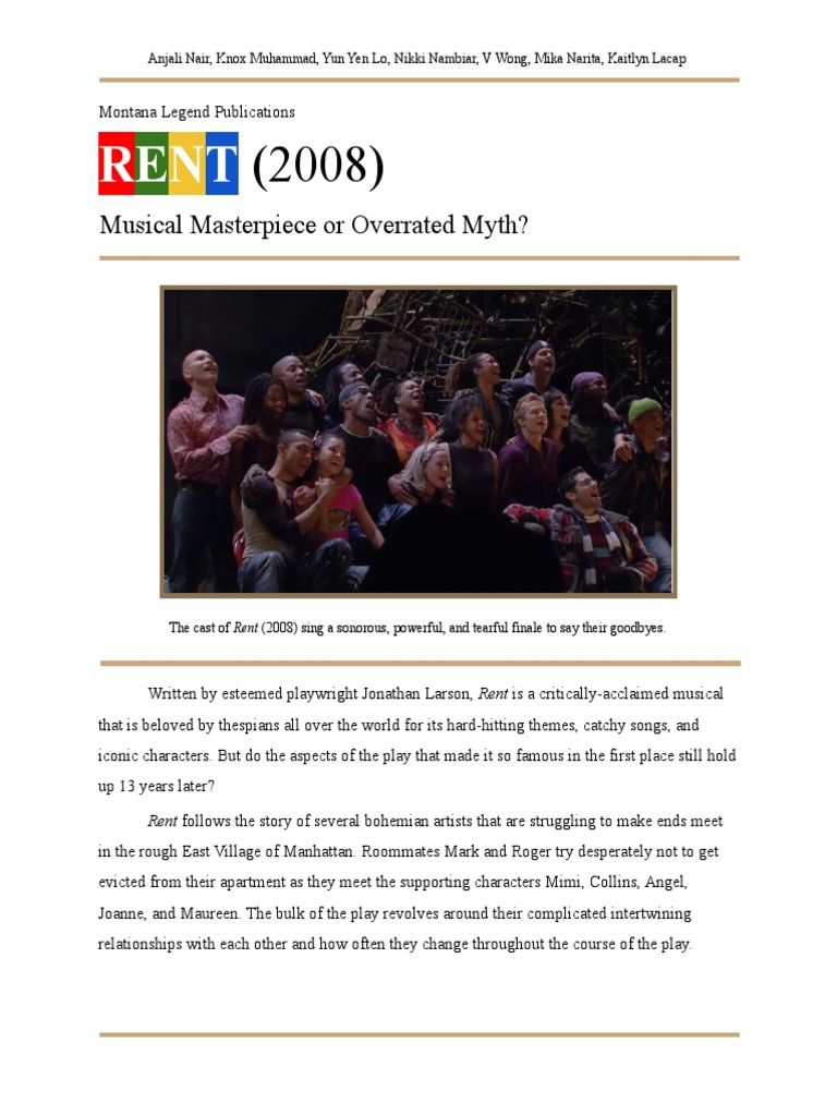 RENT Review | PDF